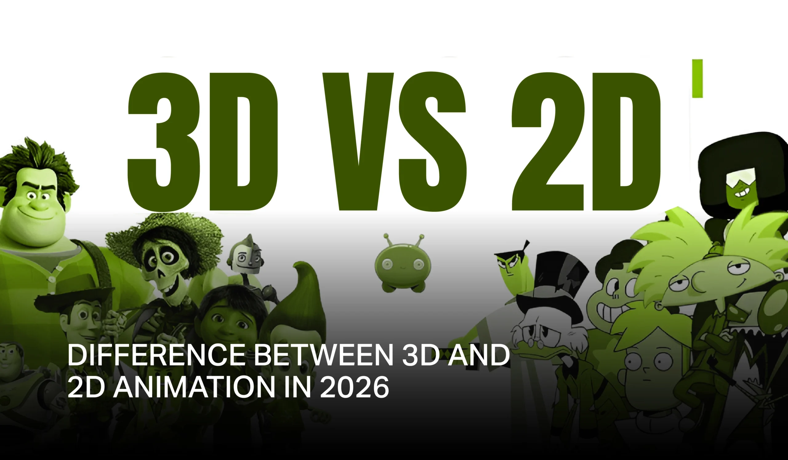 Difference Between 3D And 2D Animation In 2026 | 2D Animation vs 3D ...